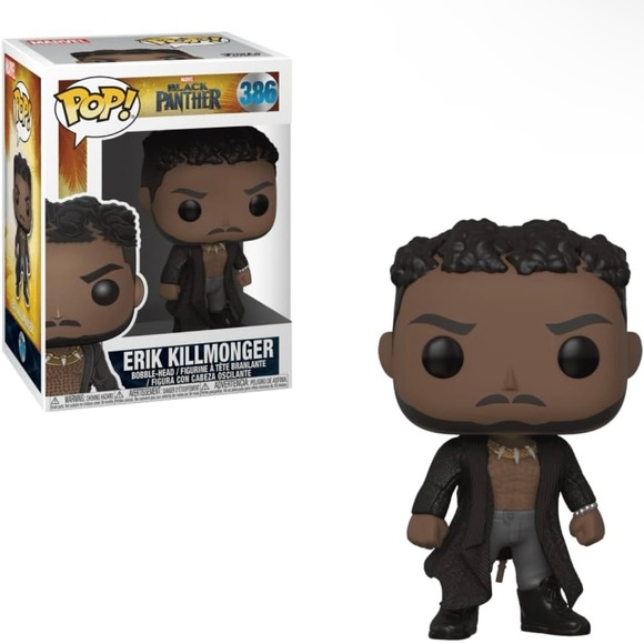 Funko | Other | New Funko Pop Marvel Black Panthererik Kill Monger W Scar Collectible Figure ...